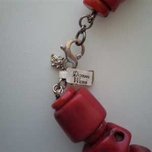 DORIAN WEBB | Jewelry | New Designer Dorian Webb Ox Blood Red Coral ...